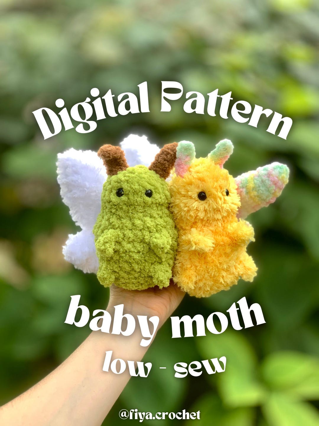 Baby Moth Low Sew Crochet Pattern - Etsy