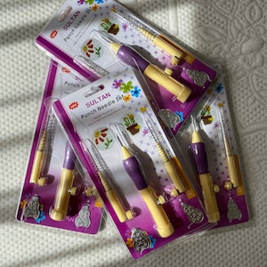 Punch Needle Set, Punch Needle Pen, Embroidery Needle, Punch Needle ...