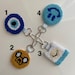 Keychain Charm, Tufted Charm, Punch Keychain, Punch Needle Keychain ...