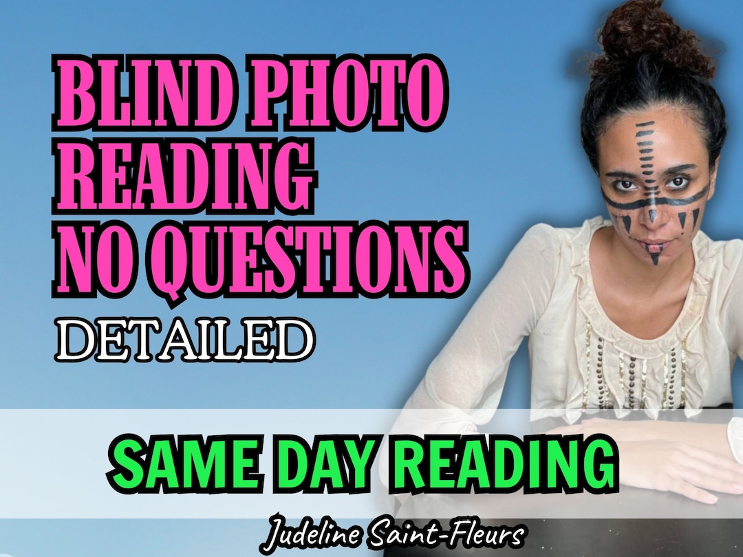 BLIND Photo READING in Depth Same Day Psychic Read Clairvoyant - Etsy