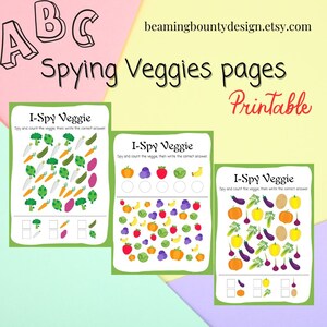 Vegetable Worksheet Set | Kids Fun Worksheet | Worksheet Set With ...