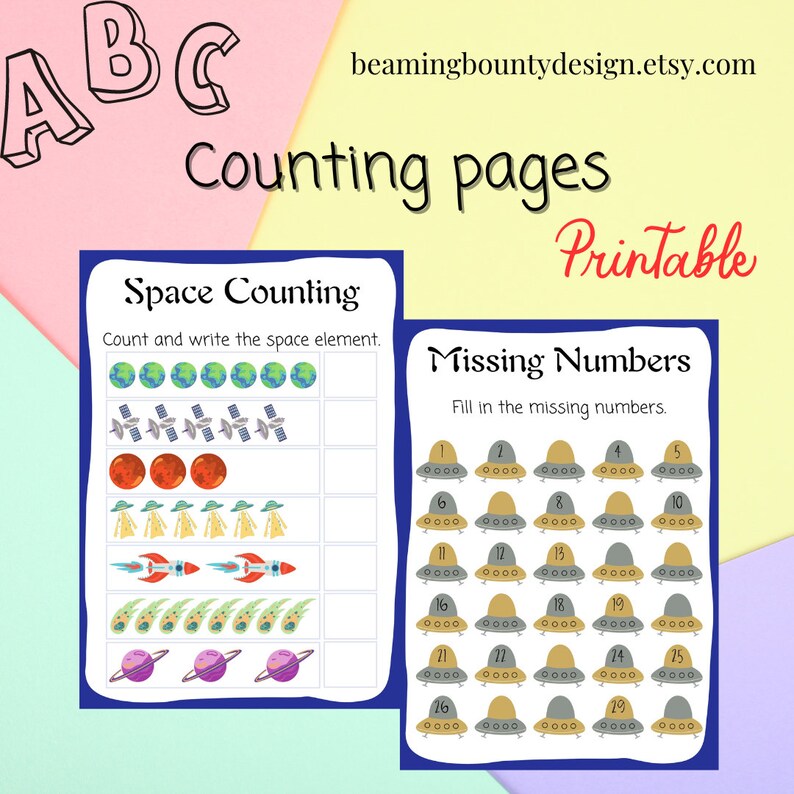 Planet Worksheet Set | Kids Fun Worksheet | Worksheet Set With Answer ...