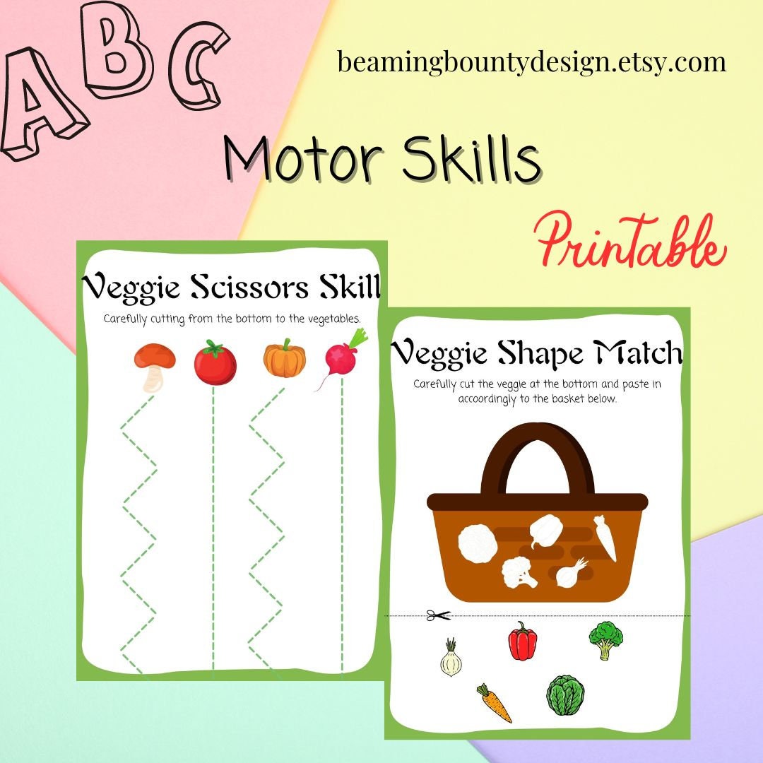 Vegetable Worksheet Set Kids Fun Worksheet Worksheet Set With Answer ...