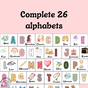 Islamic ABC Flashcards | Fun Educational Printable for Muslim Kids ...