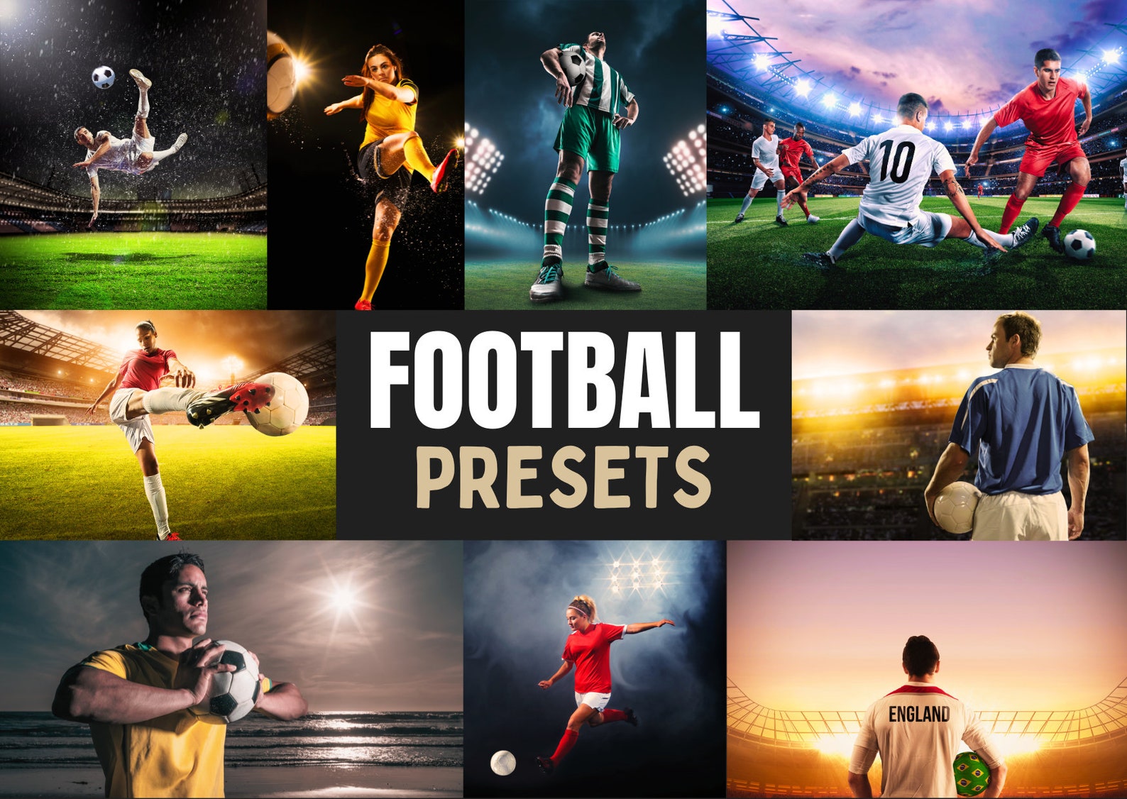 INCREDIBLE Football Presets - Etsy