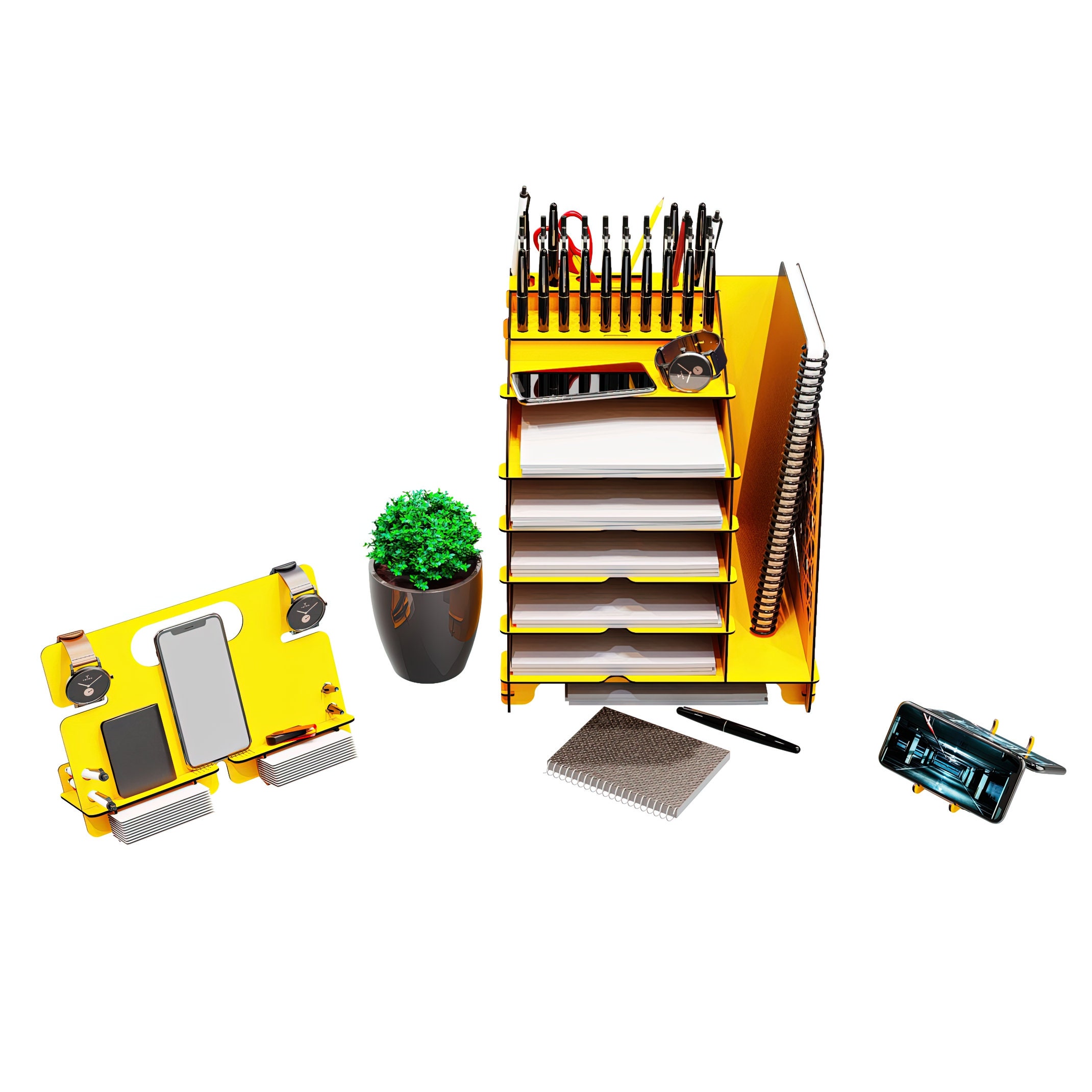 Minimalist Desk Organizer Desk Storage Document Holder - Etsy