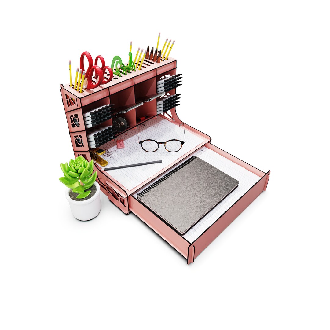 Pen Organizer for Desk, Desk Shelf, Pen Holder, Office Accessories ...