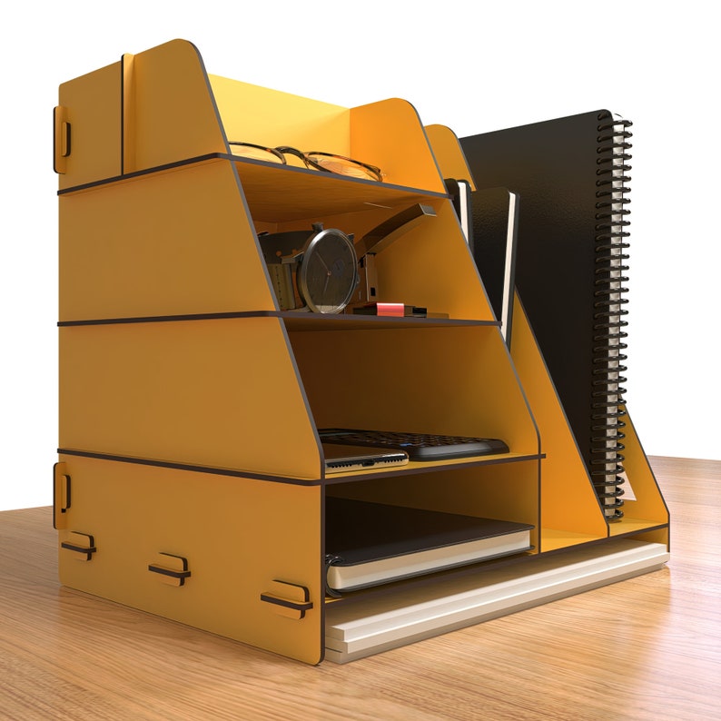 Desk Shelf Document Holder Office Accessories Gift for - Etsy