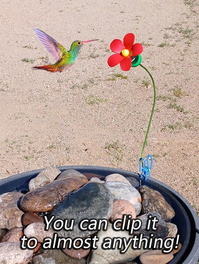 The Original Hummy Wand Hat Clip Hummingbird Feeder - Etsy