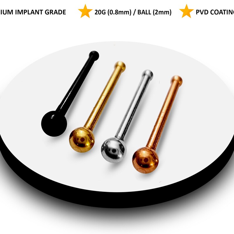 Nose Stud Ball End - Etsy
