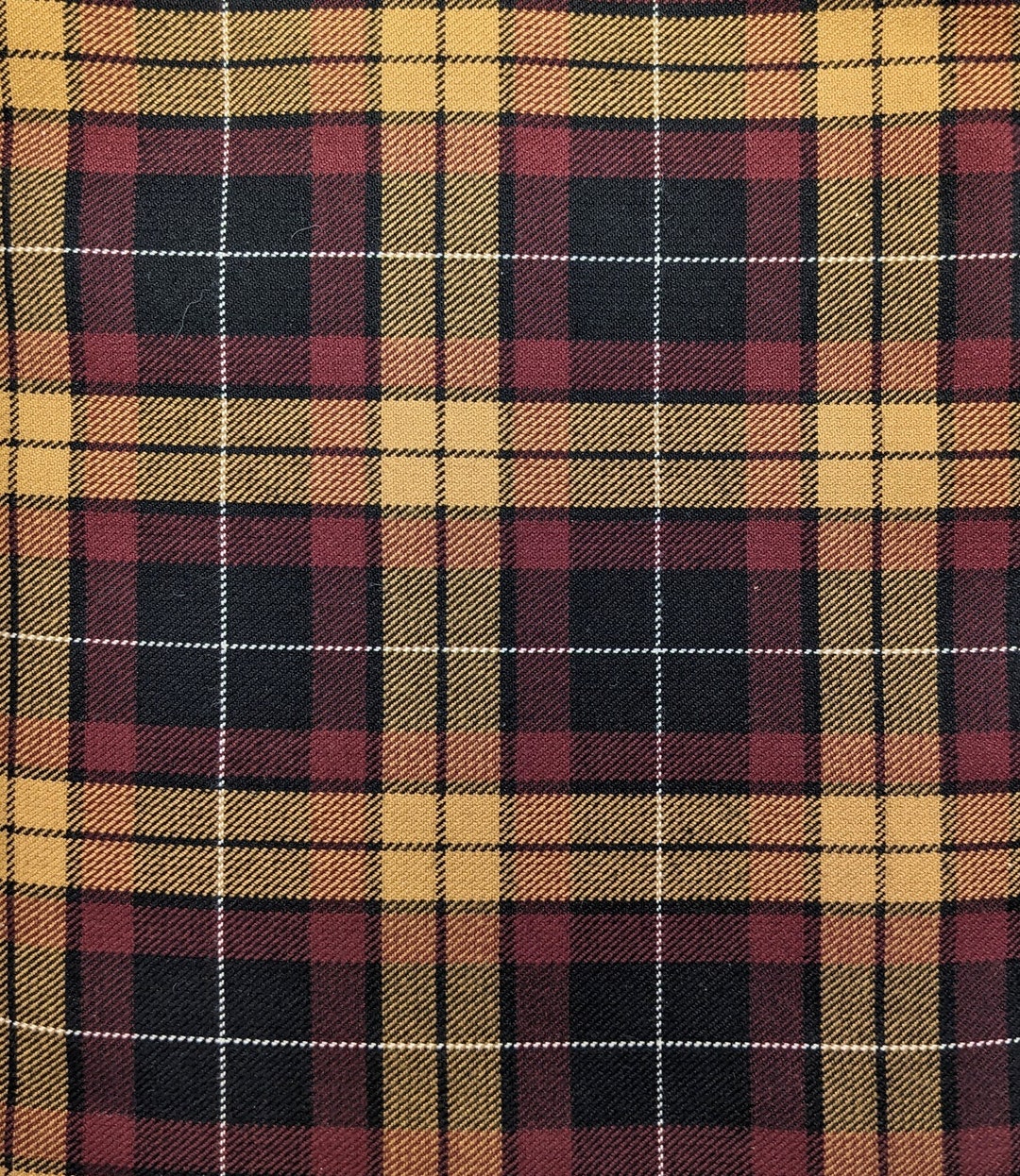 Macmillan Plaid Polyviscose Fabric - Etsy