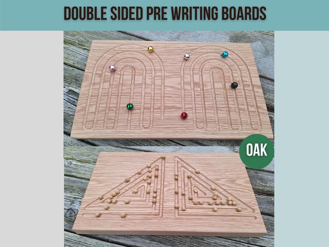 Oak Montessori Tracing Board: Double-sided Fine Motor Maze, EYFS ...