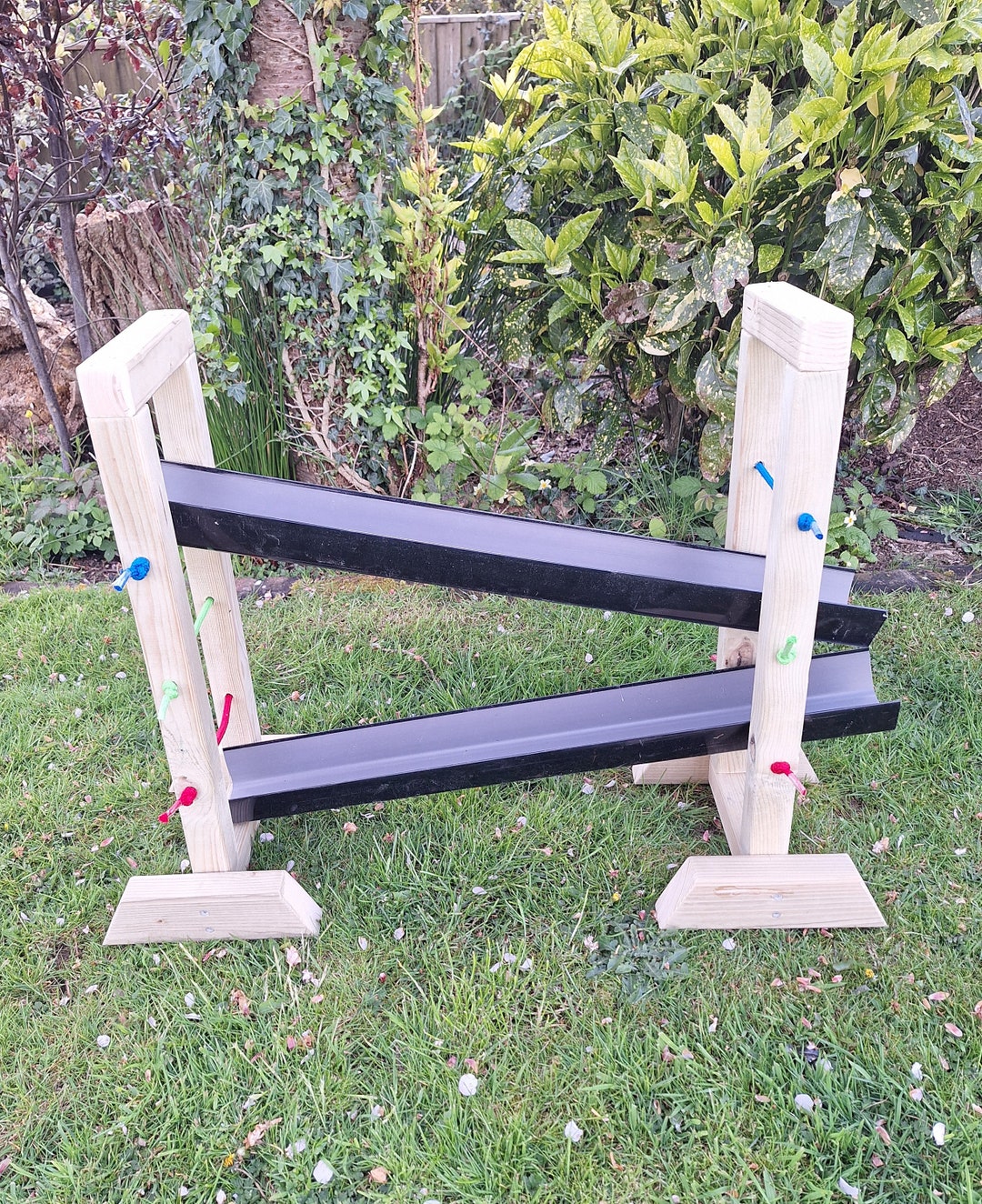 Wooden Toy Ramp for Outside Play, Toy Car Ramp, Wooden Water Play Ramp ...