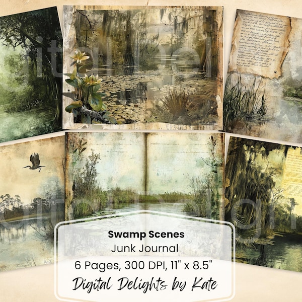 Swamp Scene - Etsy