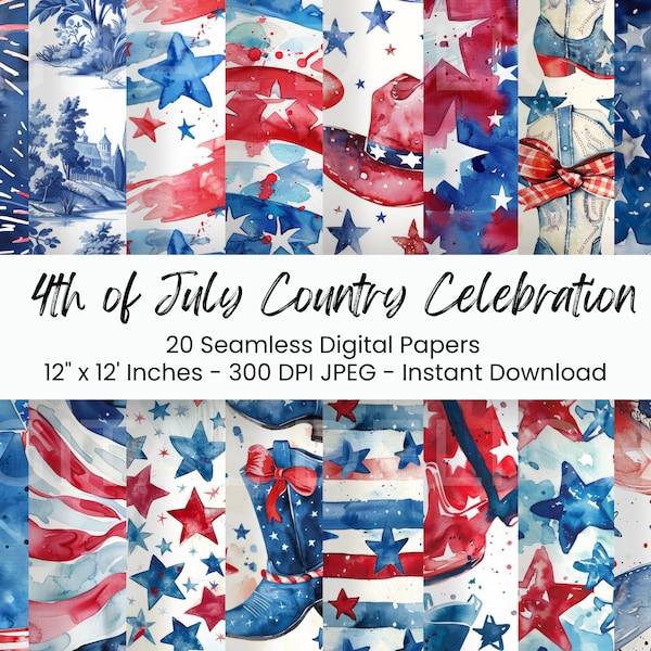 4th of July Patterns - Etsy