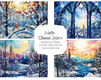 Cute Christmas Mice Clipart Watercolor Digital Paper Bundle 12 PNG ...