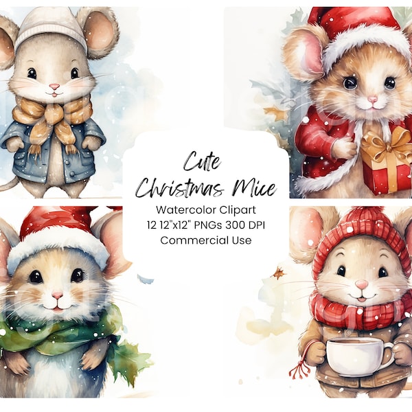 Christmas Mice - Etsy