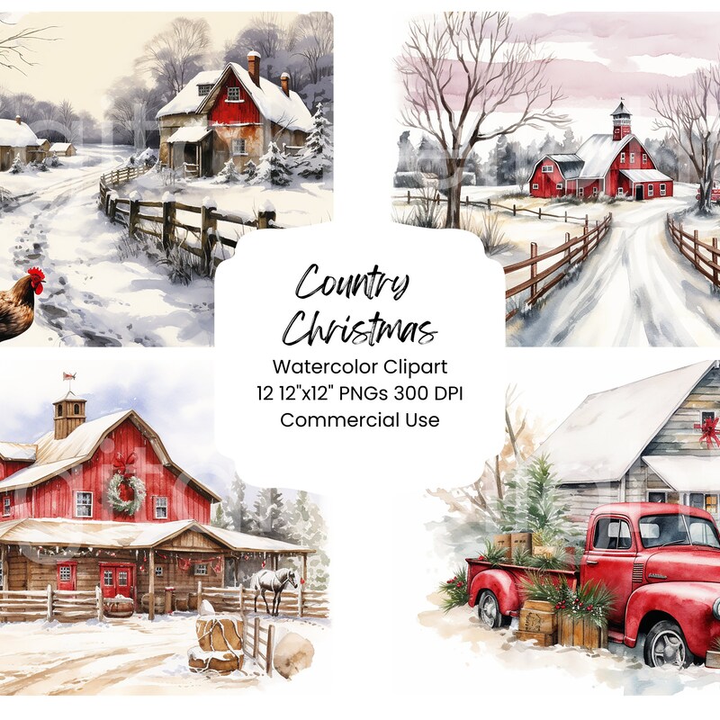 Country Christmas - Etsy