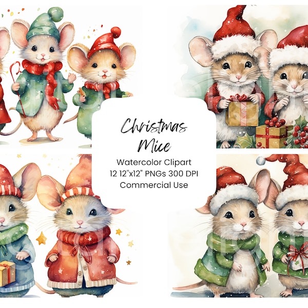 Christmas Mouse - Etsy