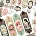 Paris Junk Journal Ephemera Designs Fussy Cuts Tags Scraps Belly Bands ...