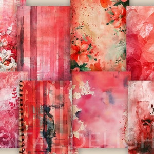 Watercolor Backgrounds: 250 Floral Digital Papers (commercial Use) - Etsy
