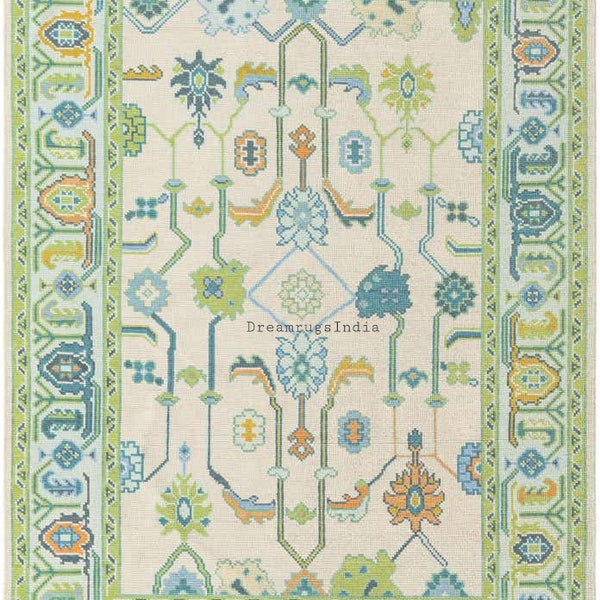 Pink and Green Persian Rug - Etsy