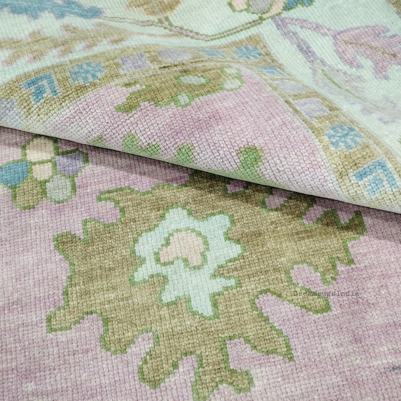 Pink Oushak Rug - Etsy