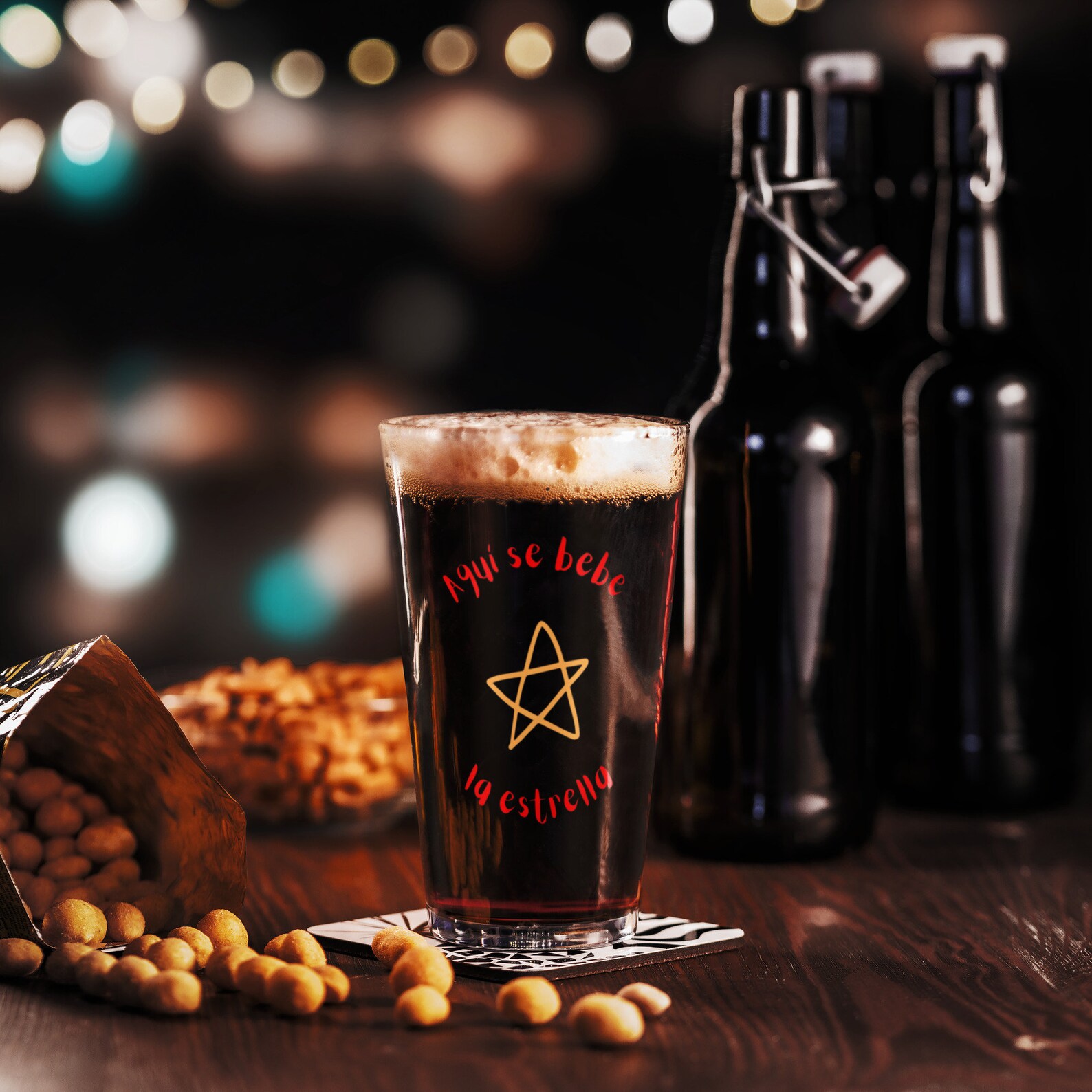 Estrella Damm Beer Glass, Pint Glass, Beer Mug, Beer Lover, Birra - Etsy