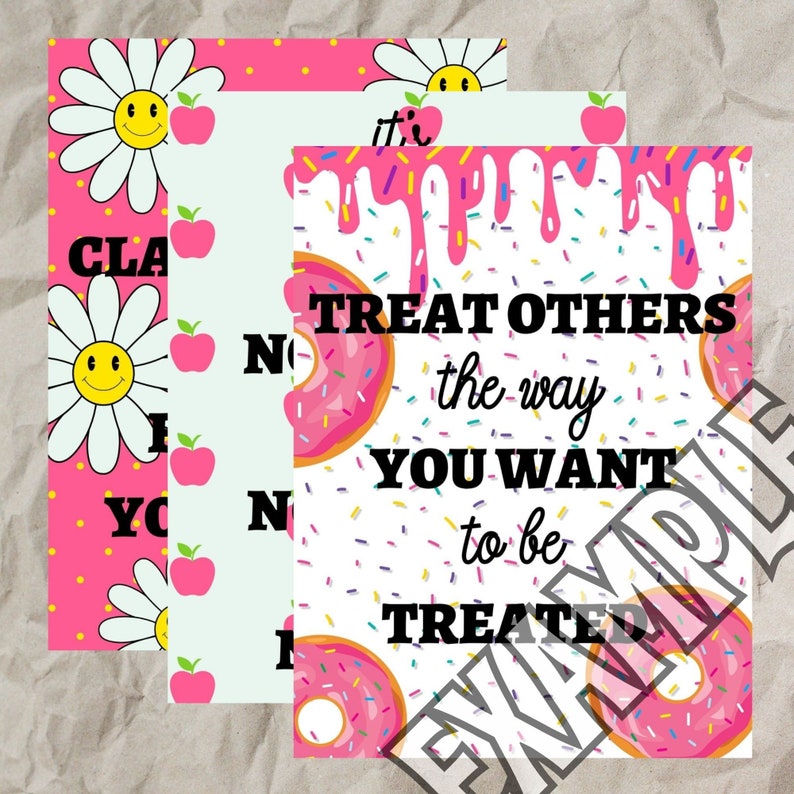 Classroom Posters 3 Pack - Etsy