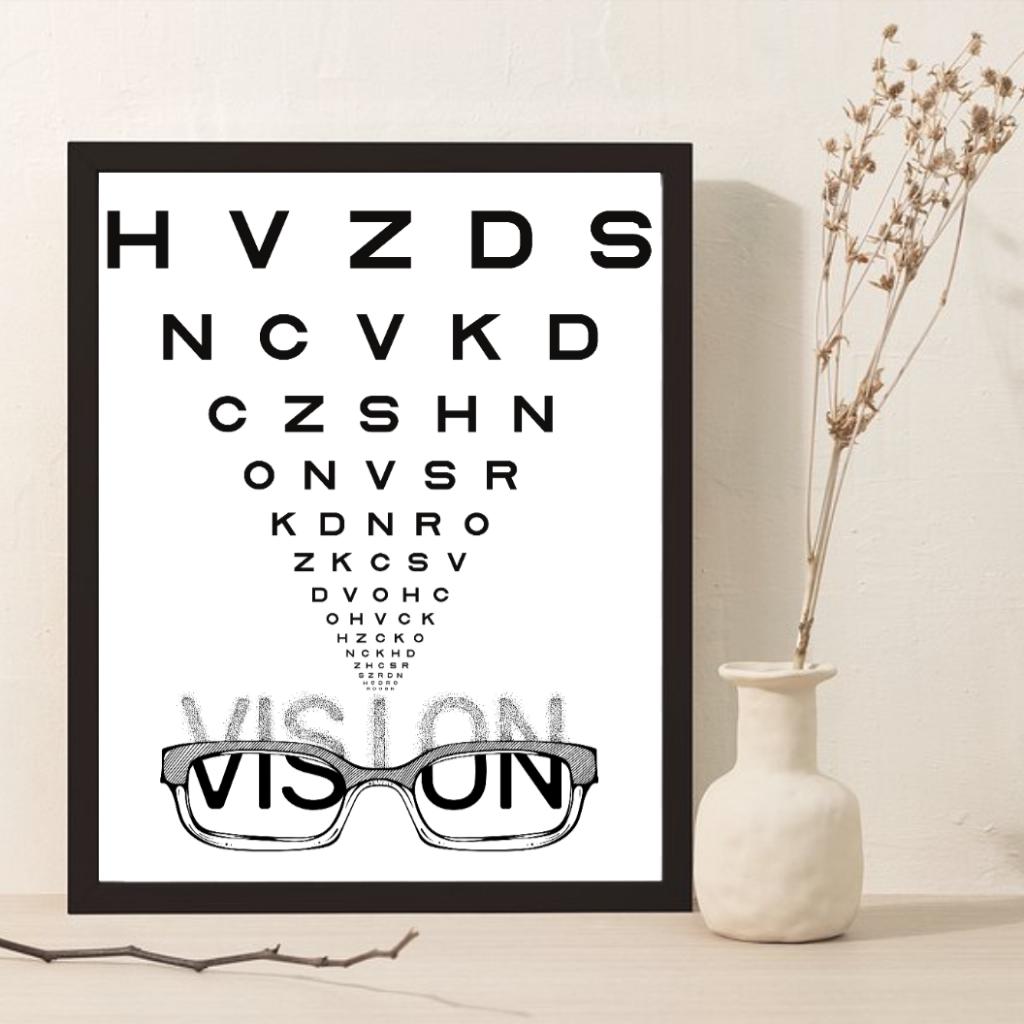 Eye Chart Test Vision, Printable Medical Eye Chart, Optical Test Design ...