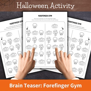 Halloween Games - Forefinger Gym - Bilateral Brain Development Activity ...