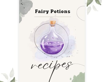 Fairy Potion Mud Kitchen Recipe Cards, Magic Fairy Potion Cards ...