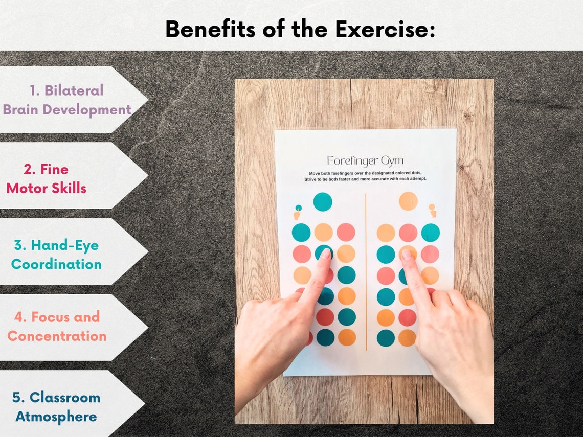 Forefinger Gym - Bilateral Brain Development Activity - Quick Routine ...