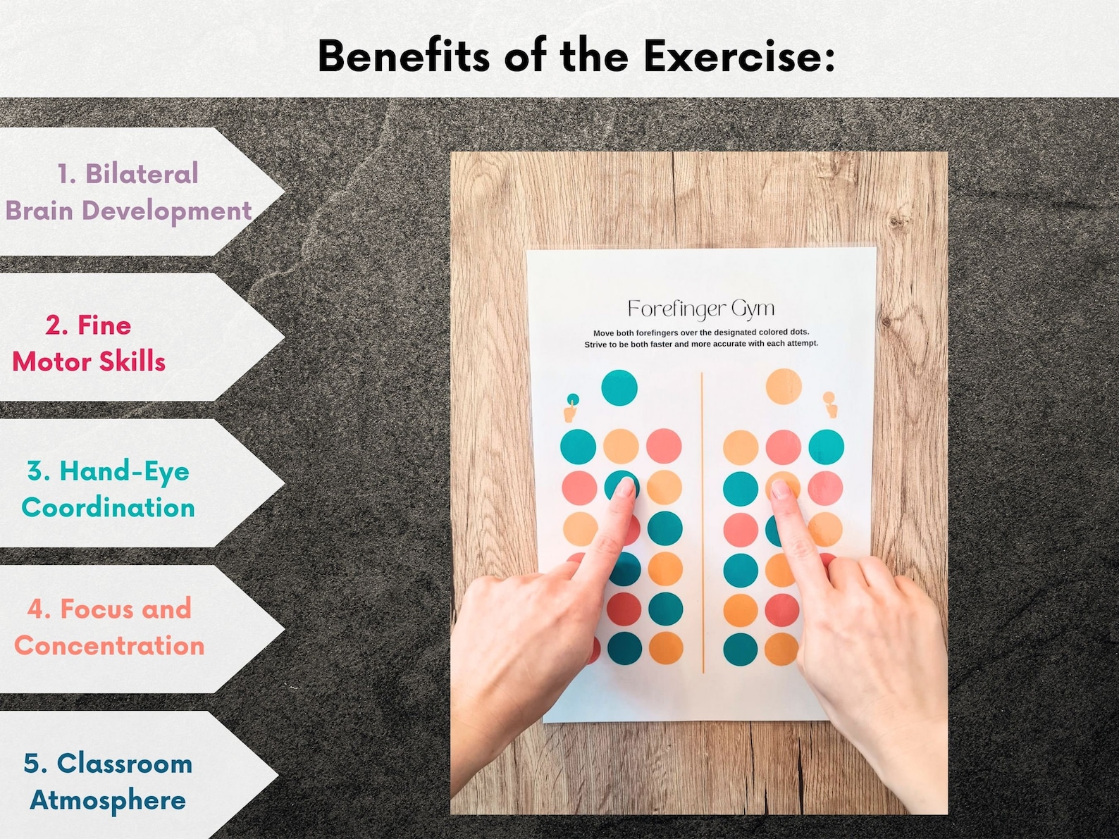 Forefinger Gym - Bilateral Brain Development Activity - Quick Routine ...