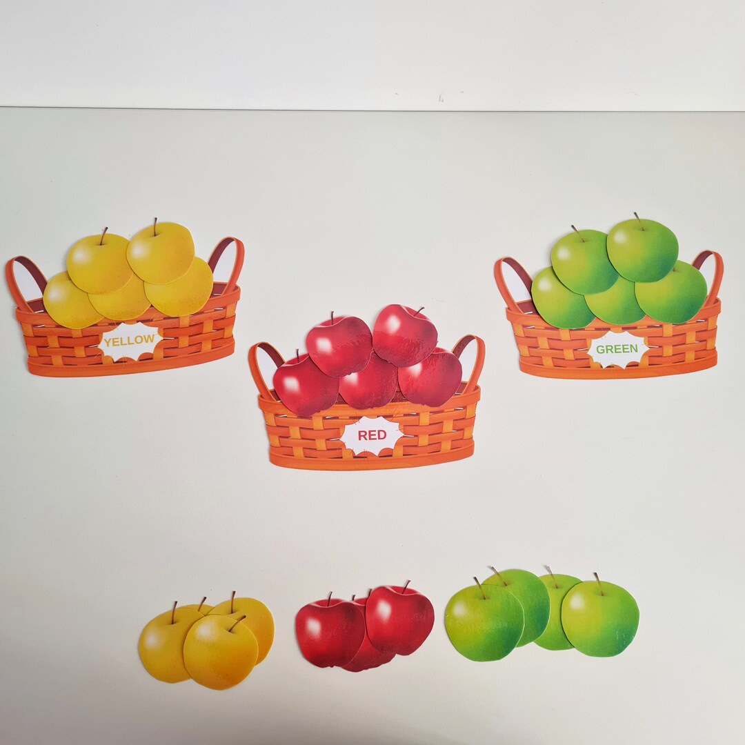 Fall Activity Pack for Pre-k. Three Products in One: Color Sorting ...