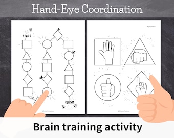 Hand-eye Coordination Board Game - Brain Teasers & Fingers Gym ...