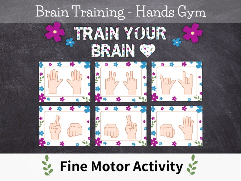 Hands Warm-up Exercises - Fine Motor Activity for Fingers and Hands ...