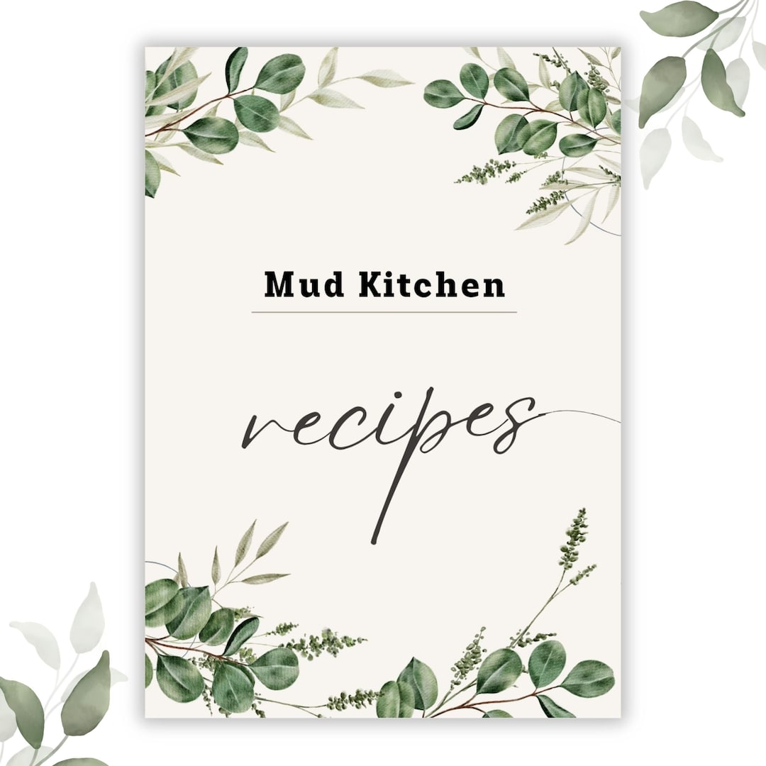 Nature Play Mud Kitchen Recipe Cards - Creative Outdoor Fun for Kids ...