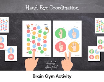 Hand-eye Coordination Board Game - Brain Teasers & Fingers Gym ...