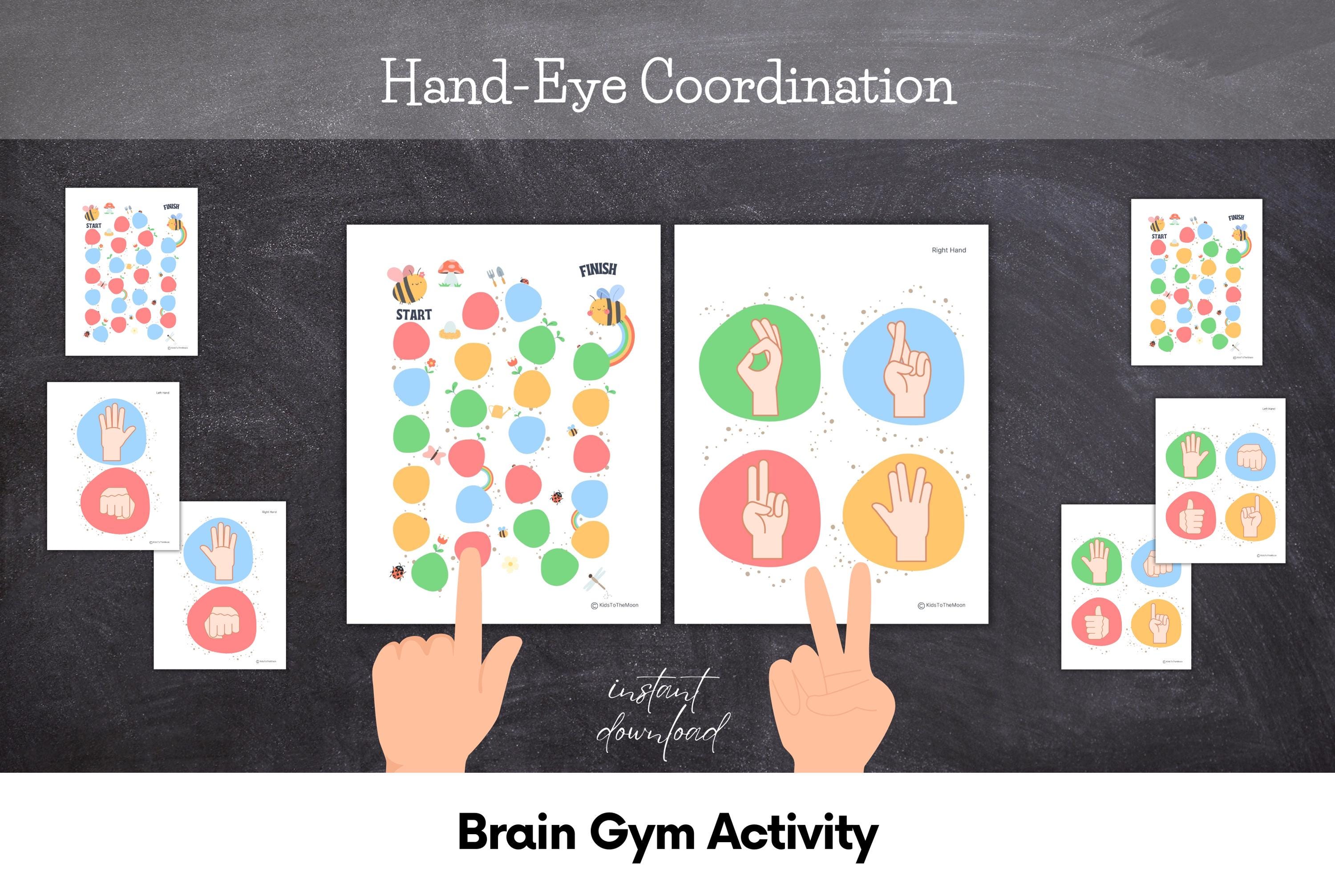 Hand-eye Coordination Board Game - Brain Teasers & Fingers Gym ...