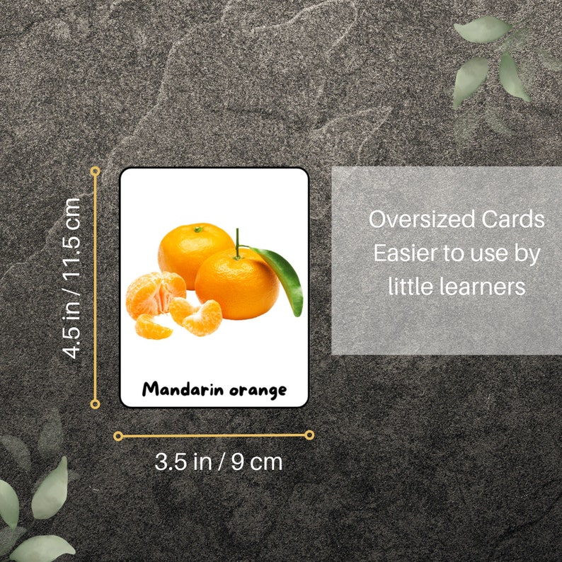 Learning FRUITS in English - 32 Real Pictures - Montessori Cards ...