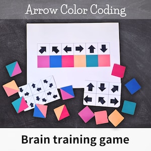 Printable Brain Training Game to Stimulate Brain Activity. Brain ...