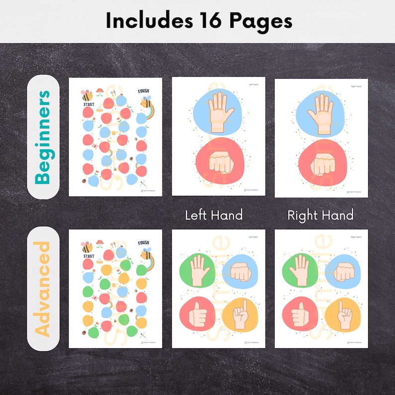 Hand-eye Coordination Board Game - Brain Teasers & Fingers Gym ...