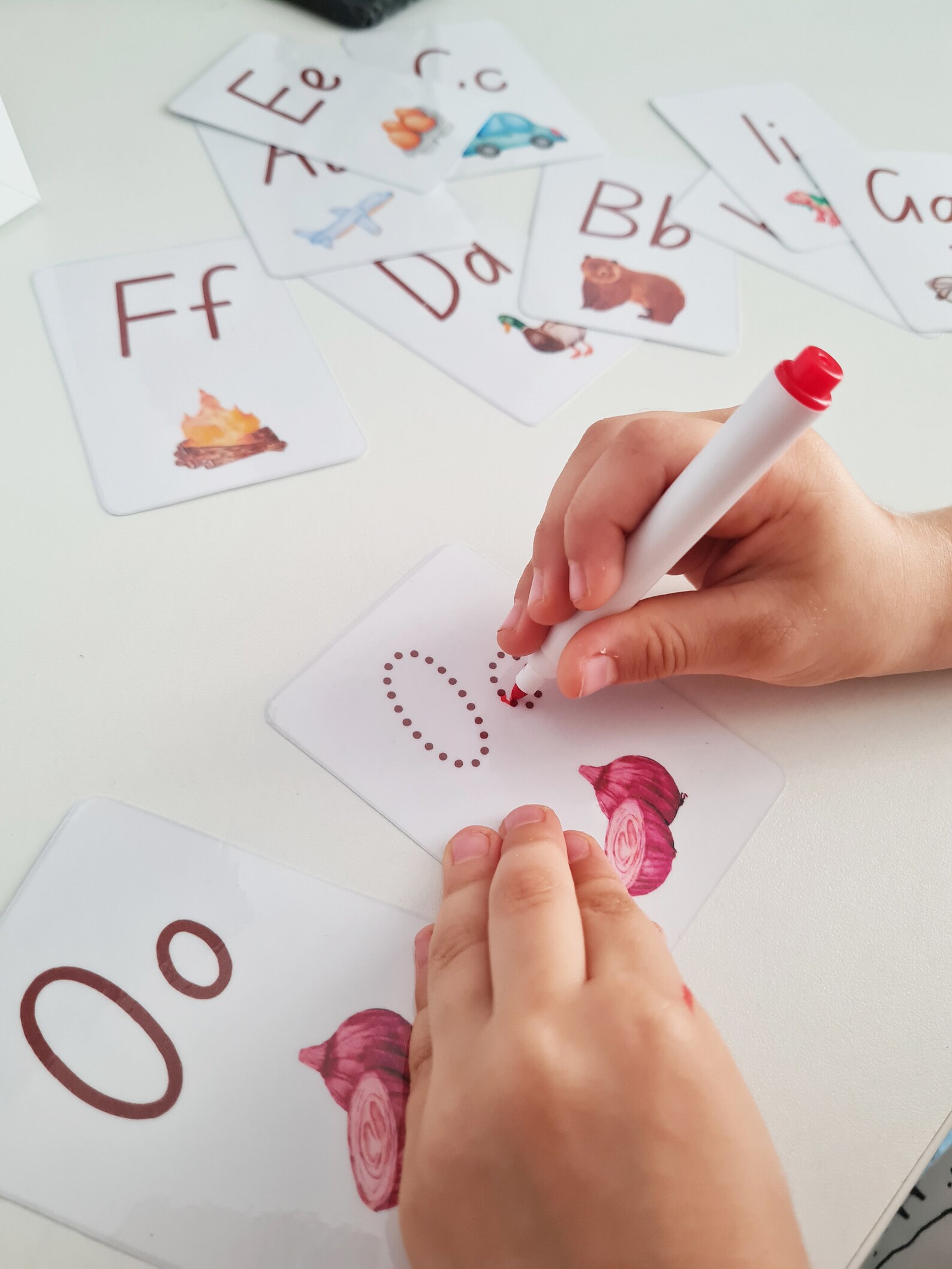 Alphabet Flashcards & Tracing Cards Free Gift ABC Poster. - Etsy