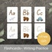 Alphabet Flashcards & Tracing Cards + Free Gift ABC Poster. Uppercase ...