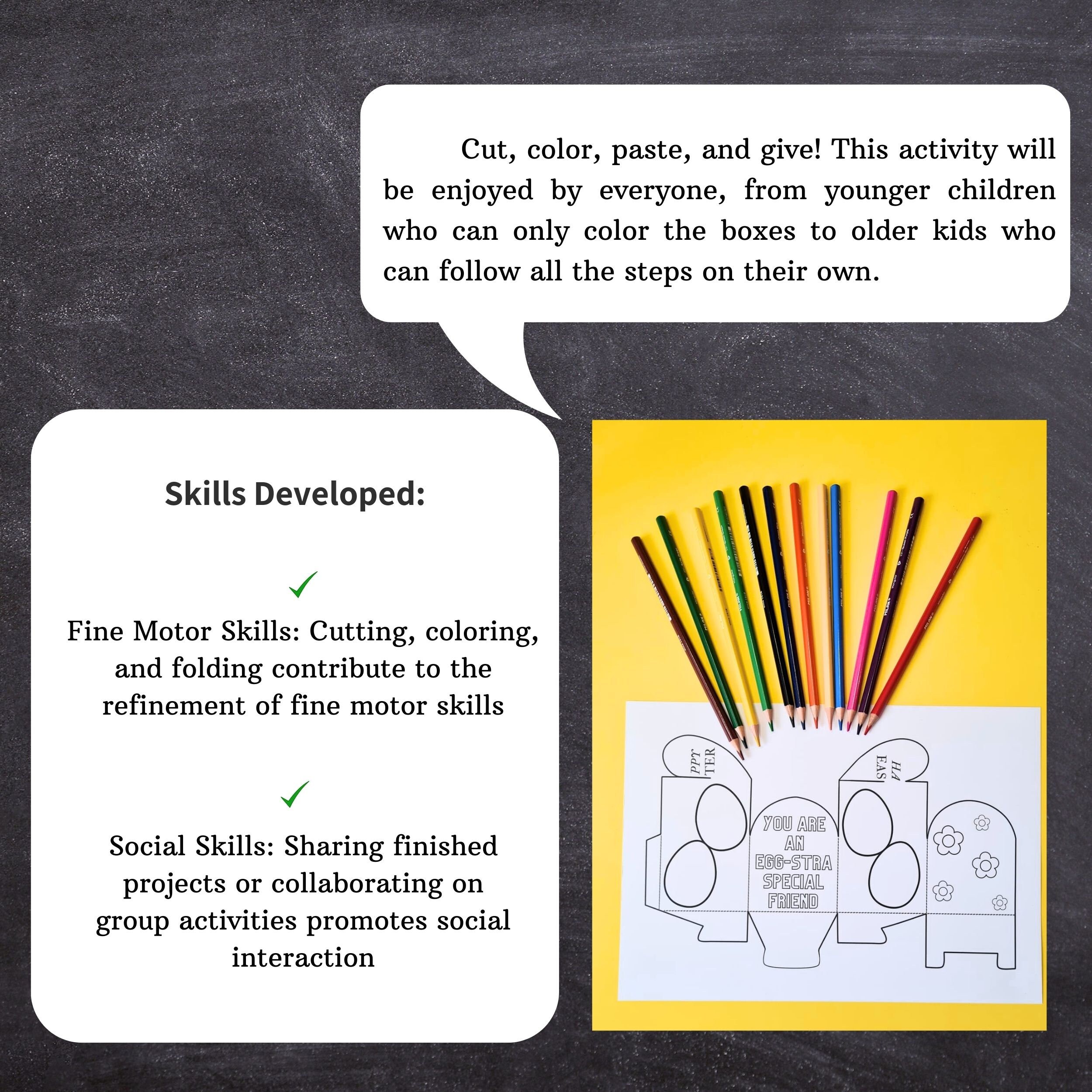 Bunny Easter Box - Paper Craft Activity - DIY Homemade Gifts by Kids - Etsy