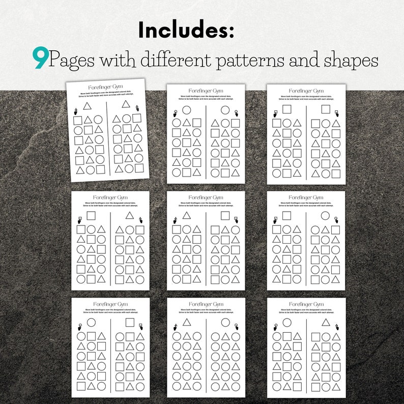 Brain Exercise and Bilateral Coordination Game With Shapes: Hand-eye ...