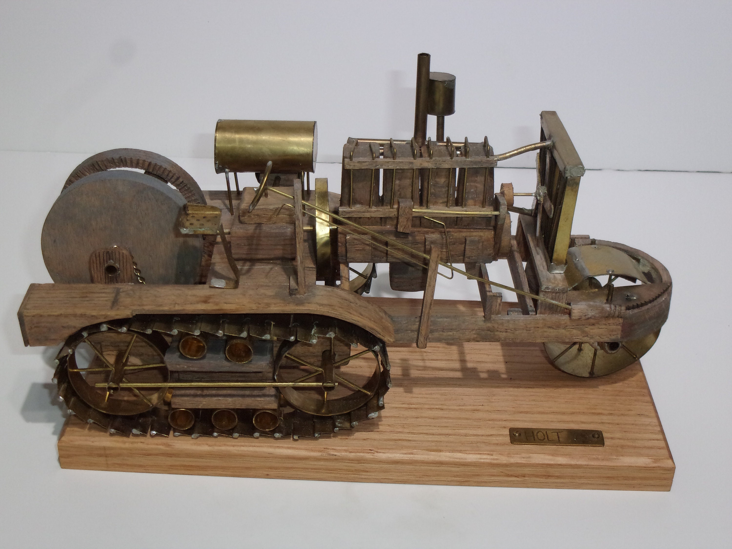 Holt 75 Handcrafted Wood Tractor Model - Etsy