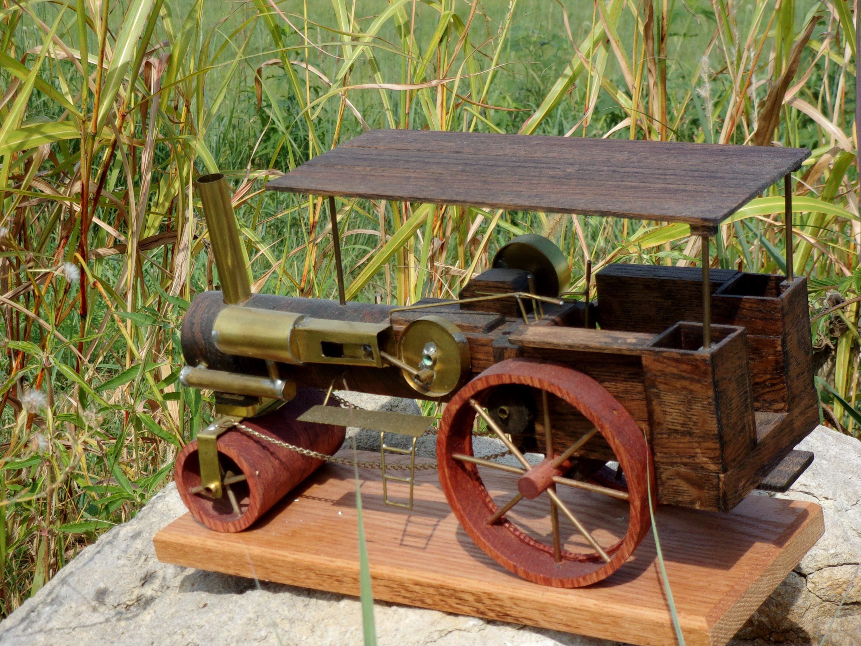 Case Steam Roller Handcrafted Model Tractor - Etsy