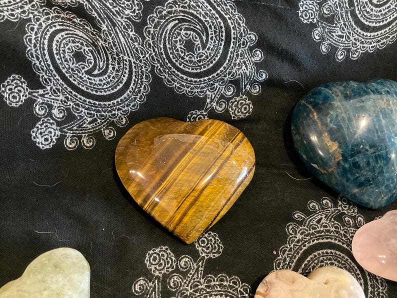 Aries Neptune Gemstone Hearts - Etsy